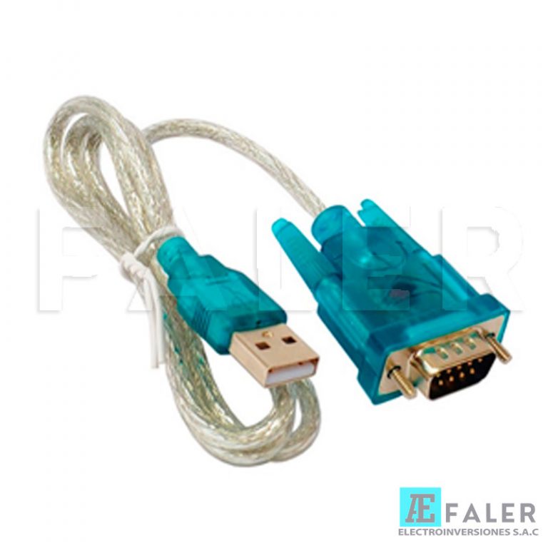 CONVERSOR USB A SERIAL RS232 PUERO SERIAL DB9 USB-RS232 – Faler
